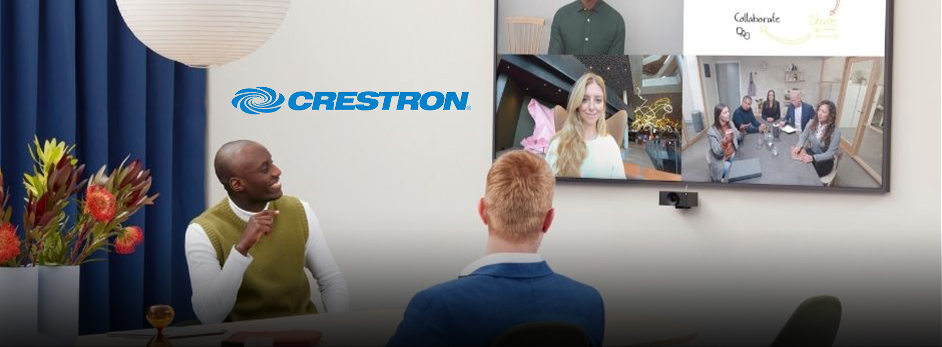 Crestron Partners with Jabra and Huddly to Support Intelligent Video for Crestron Flex