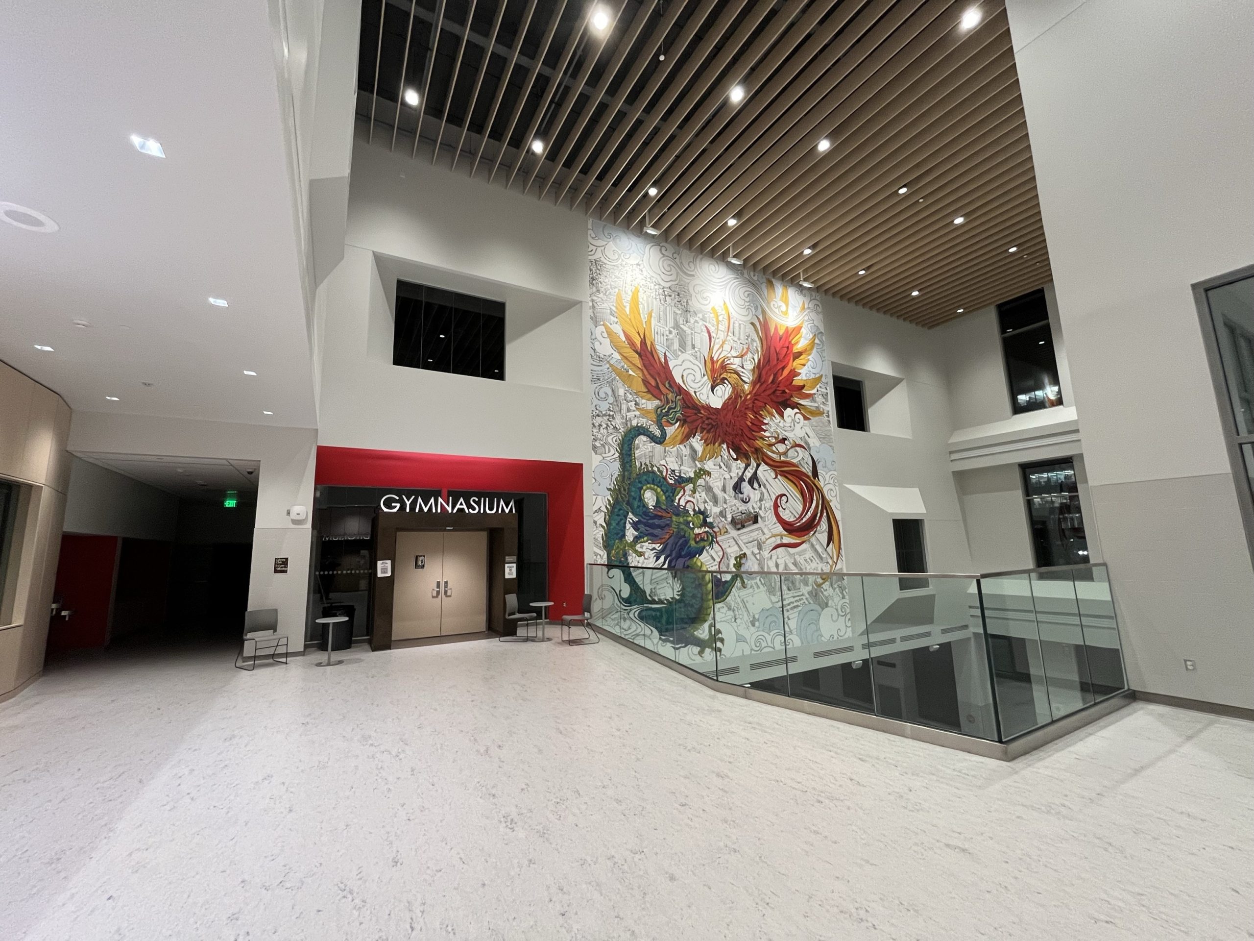 Josiah Quincy Upper School Gymnasium - Pro AV System Integrators