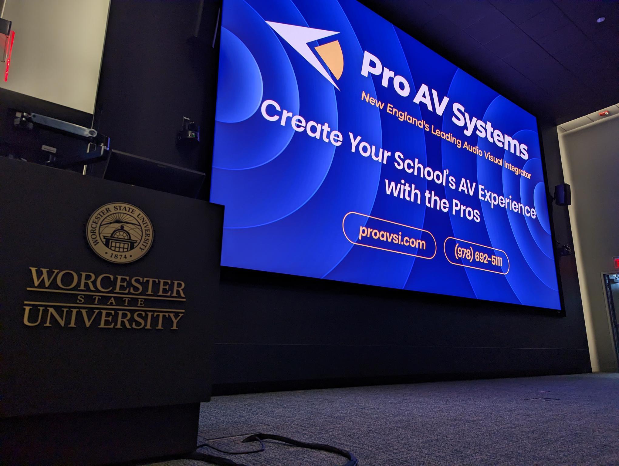 Worcester State University - Pro AV System Integrators